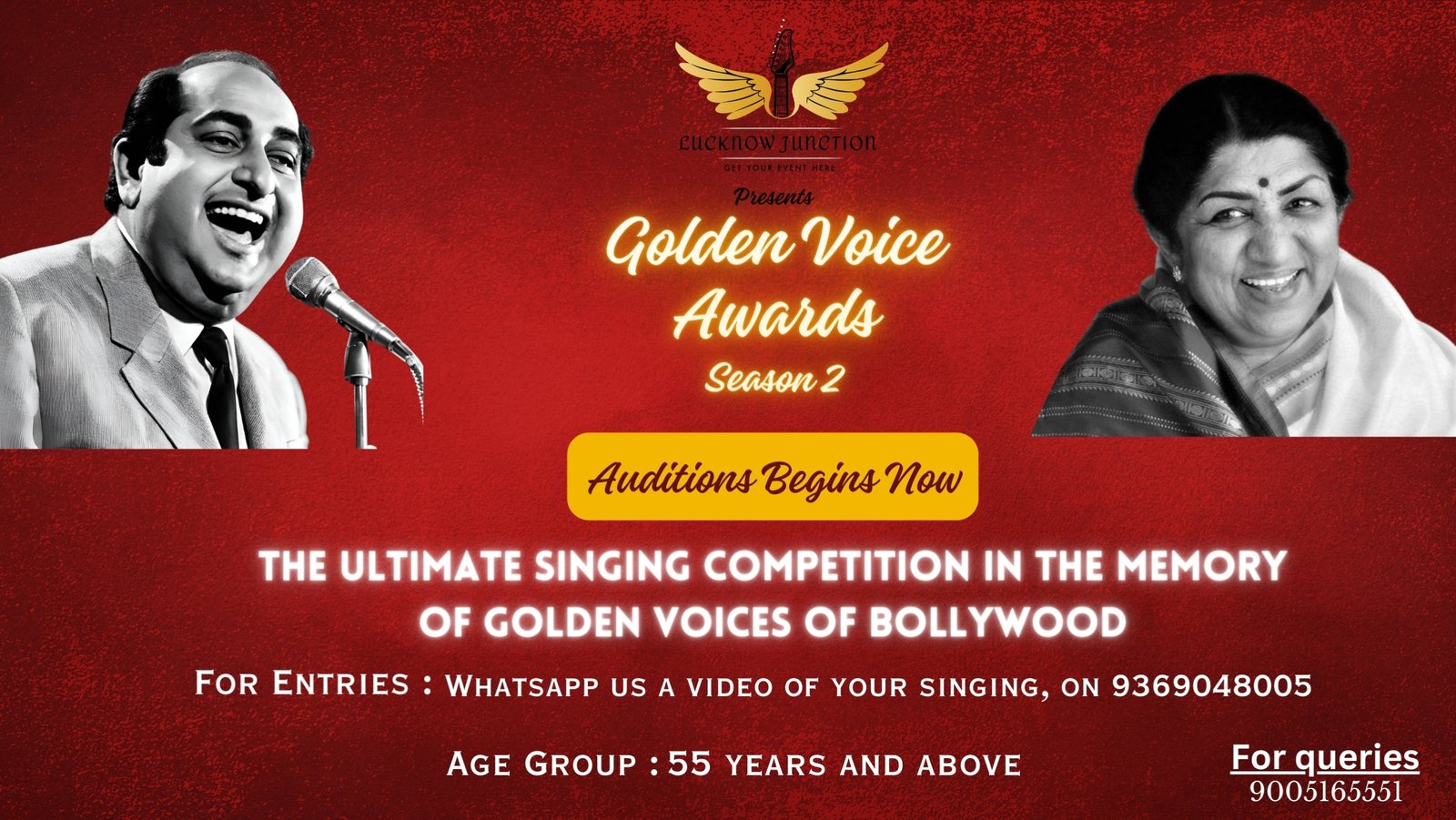 Golden Voice Awards Season 2 | Lucknow Junction - Get Your Event Here